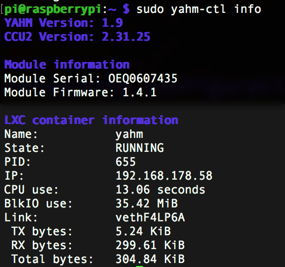 HomeMatic CCU2 mit YAHM auf Raspberry Pi 3 | coldcorner.de
